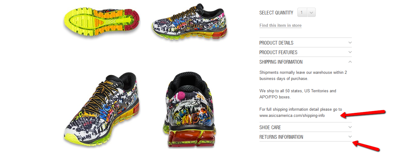 Anatomy of a perfect product page